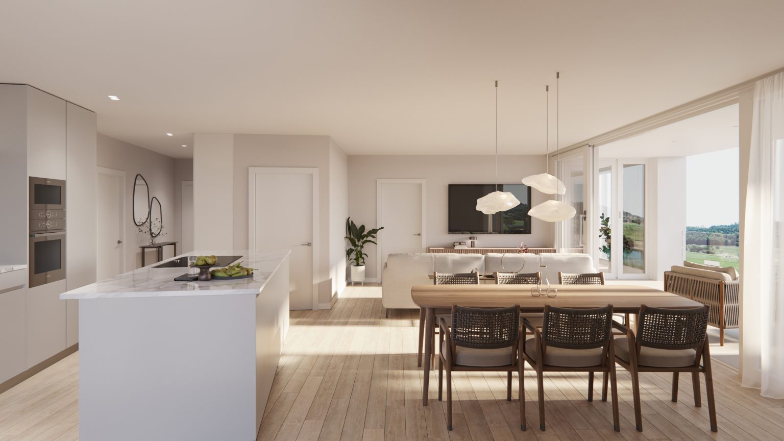 Moser Tower Hochhaus - 3D Visualization Project | VisEngine